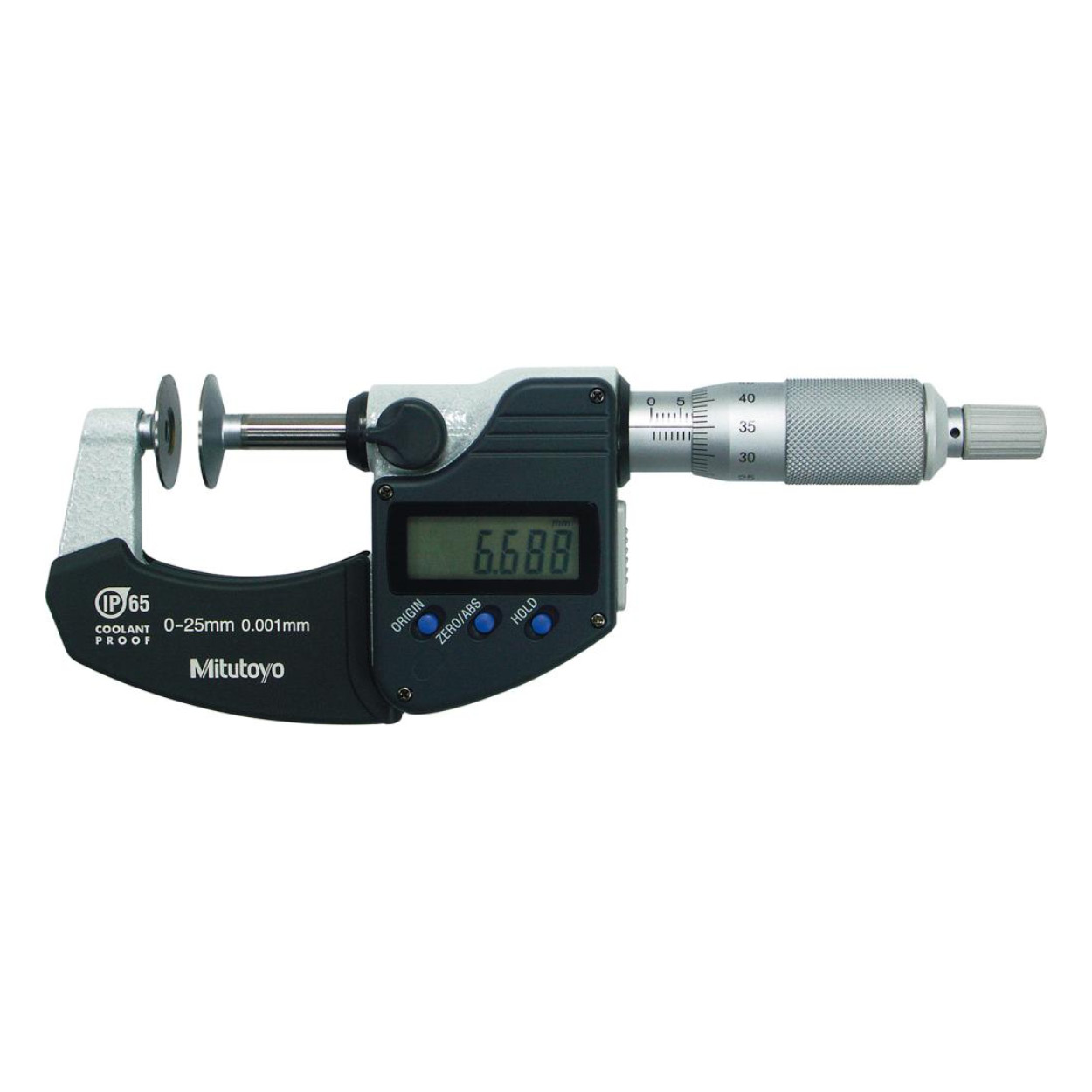 Mitutoyo 323-250 – Disk Micrometer 10-25mm - Johnson Collab